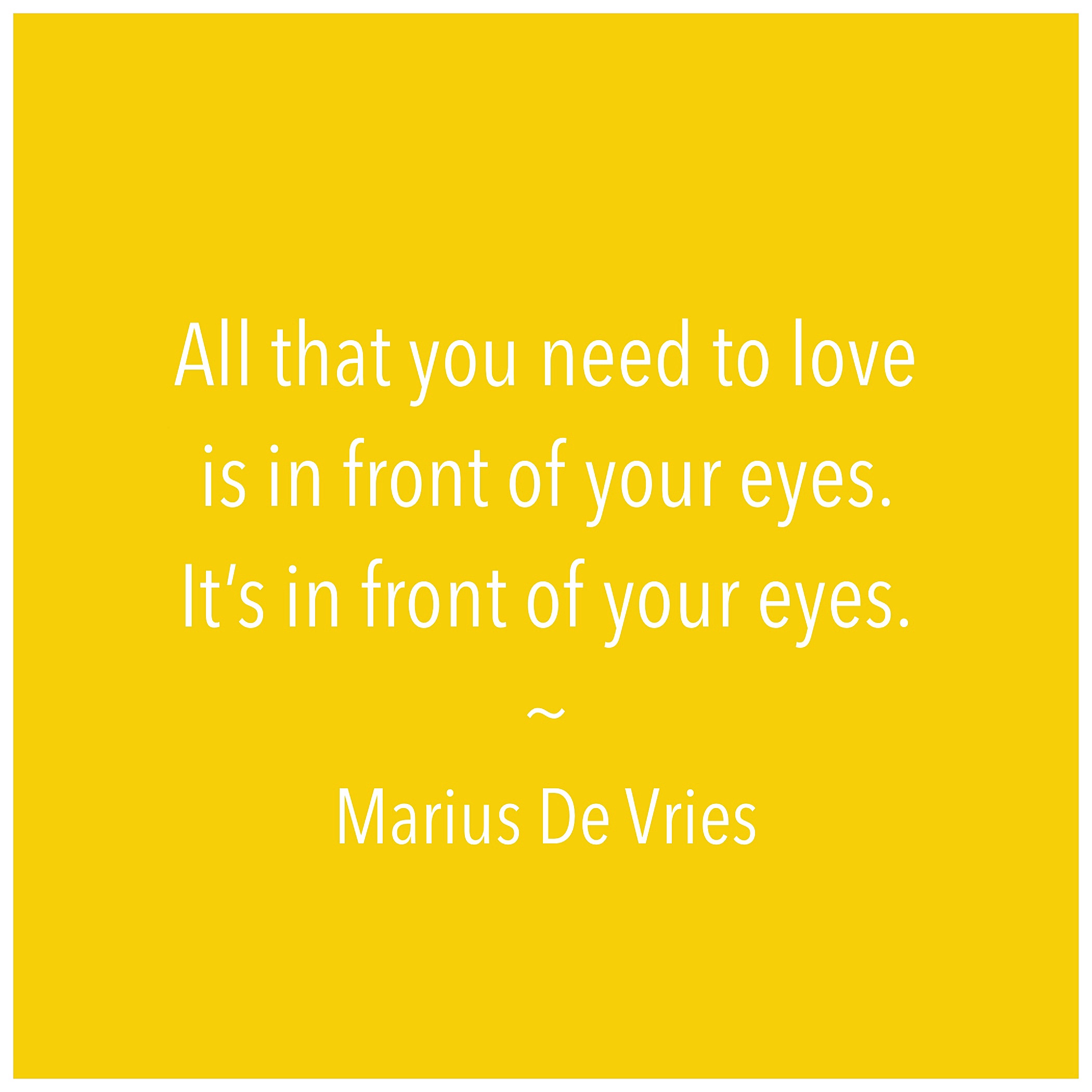 love is right here… | The Metta Garden
