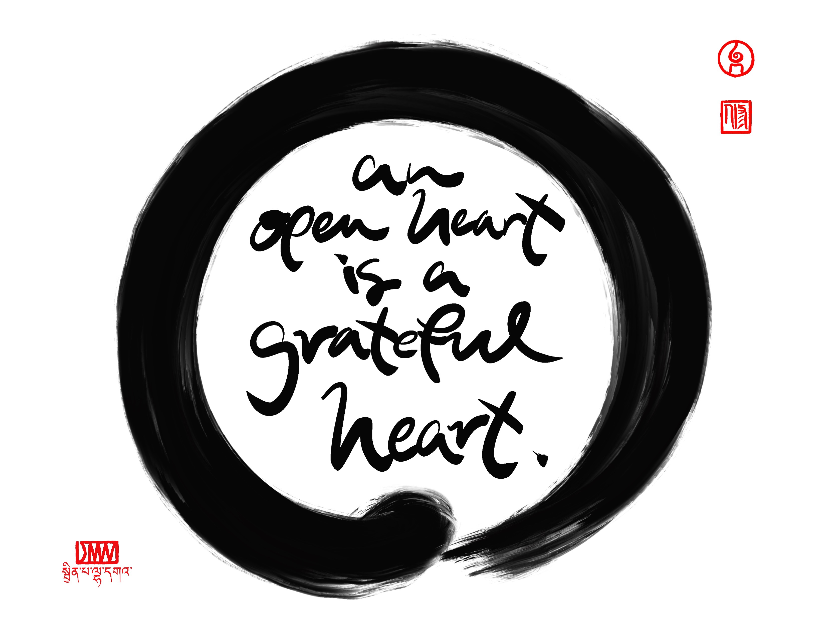 an open heart is a grateful heart… | The Metta Garden