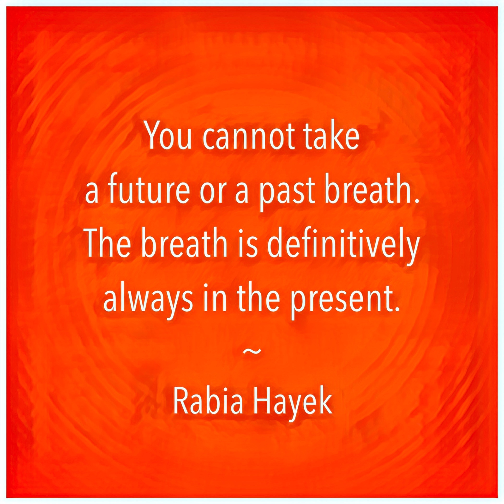 always in the present… | The Metta Garden