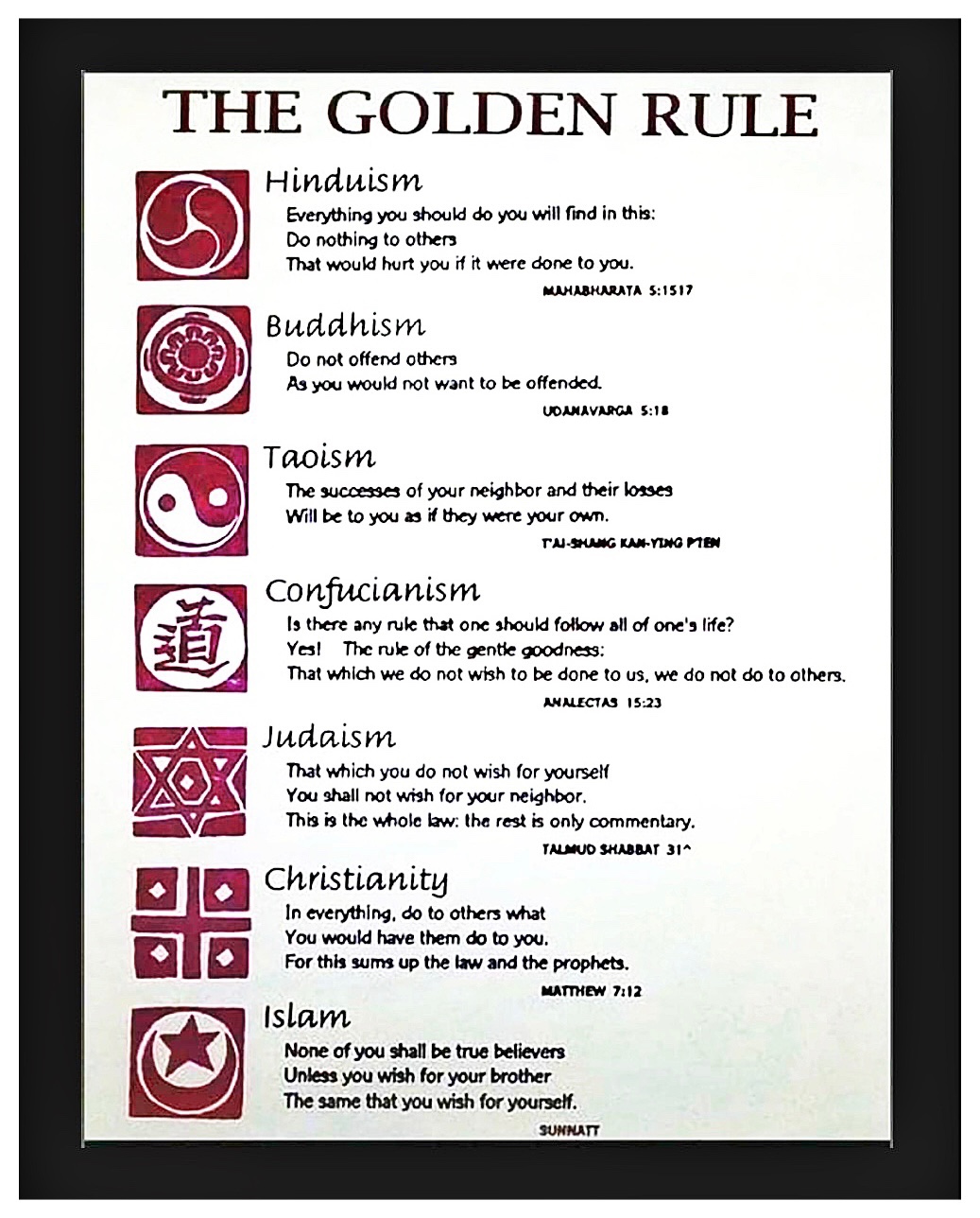 The Golden Rule… | The Metta Garden