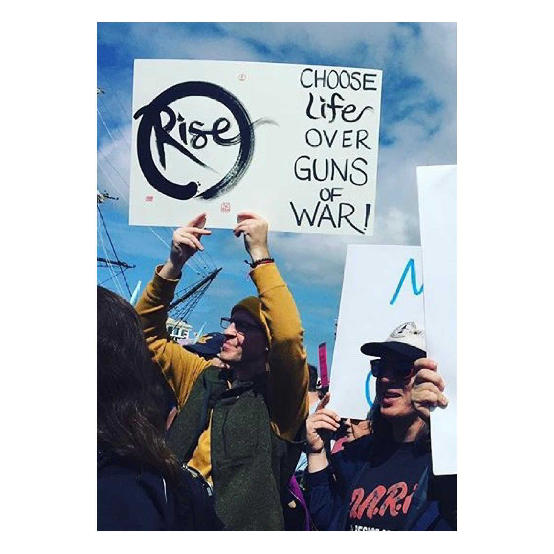 Rise! Choose Life Over Guns of War… | The Metta Garden