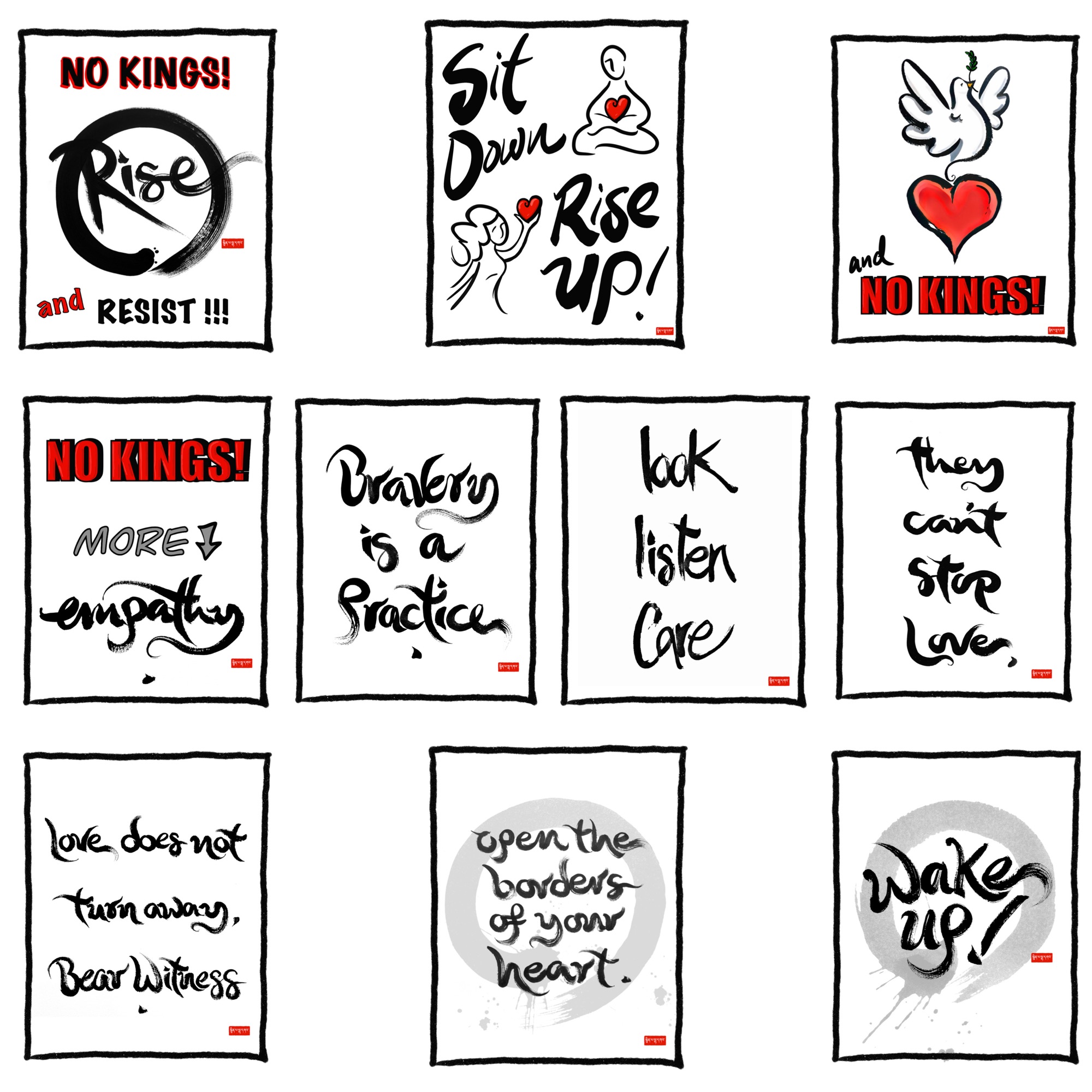 FREE Protest Poster Art… | The Metta Garden