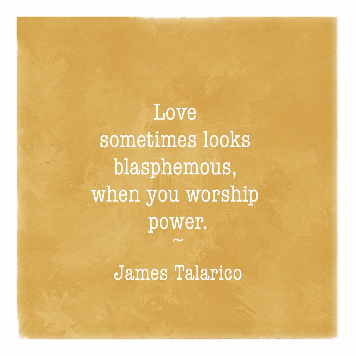no love in the worship of power… | The Metta Garden